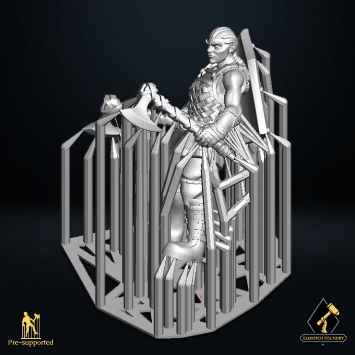 3D Printable Goliath Fighter by Eldritch Foundry