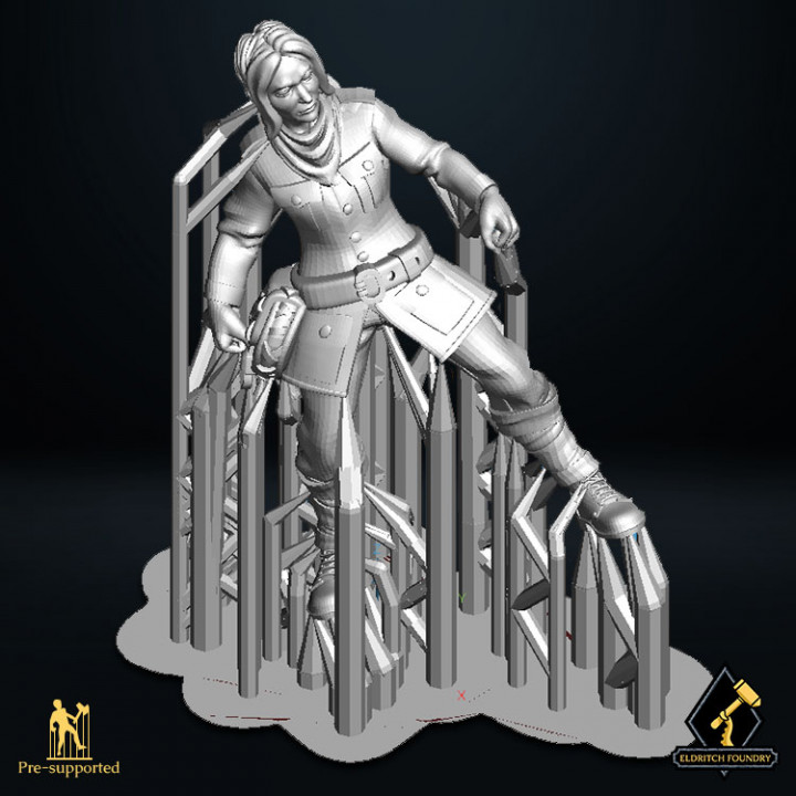 3D Printable The Courier by Eldritch Foundry