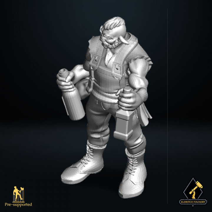3D Printable Tavern Brawl by Eldritch Foundry