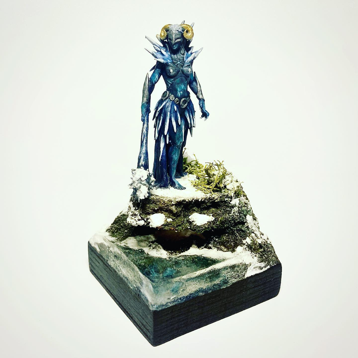 3D Printable Auril - Second Form - Tabletop Miniature by YKS Miniatures