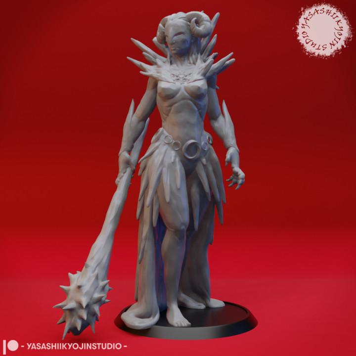 3D Printable Auril - Second Form - Tabletop Miniature by YKS Miniatures