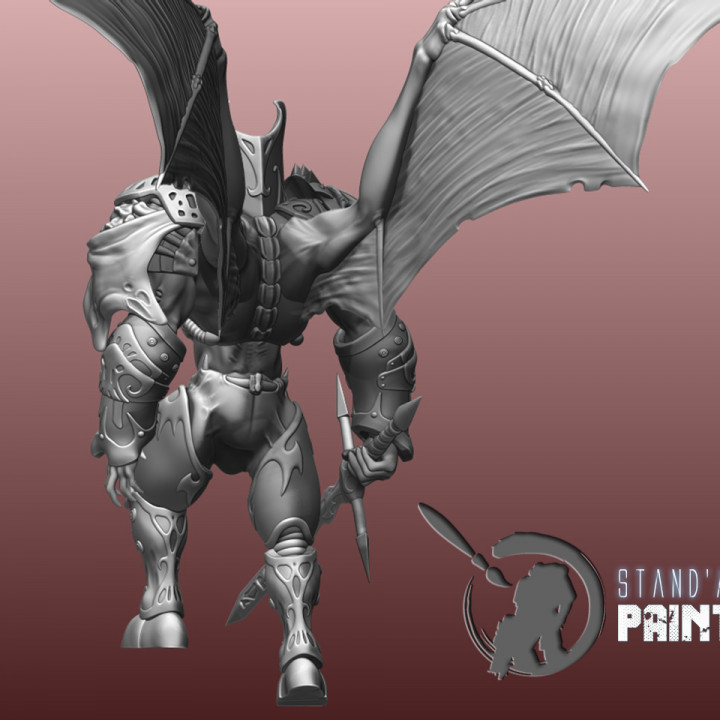 3D Printable Space Vampire Lord by Stand'Art Painting