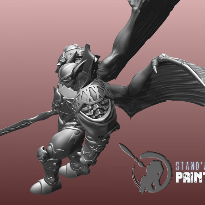 3D Printable Space Vampire Lord by Stand'Art Painting