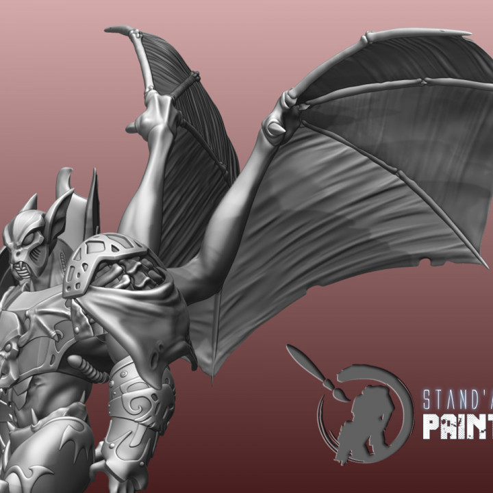 3D Printable Space Vampire Lord by Stand'Art Painting