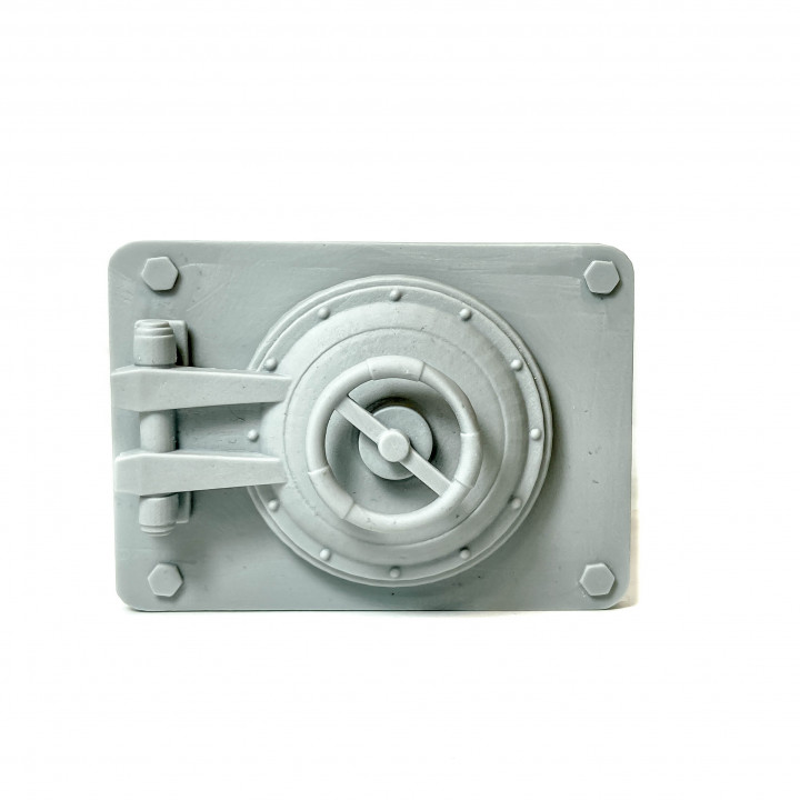 3D Printable Round safe door by Tiny Furniture