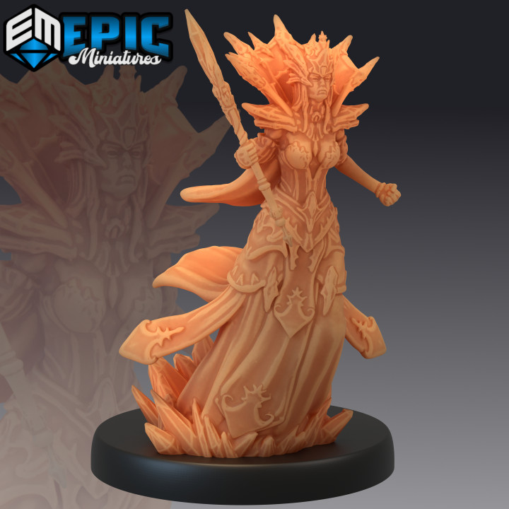 3D Printable Snow Queen Set / Ice Sorceress Collection / Arctic ...