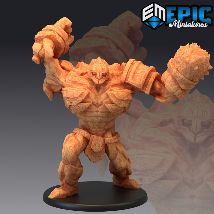 3D Printable Ice Golem Set / Frozen Giant Construct / Arctic Guard ...