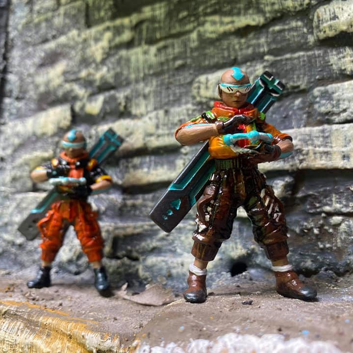 3D Printable CYBER KID AIR HACKER by PAPSIKELS MINIATURES