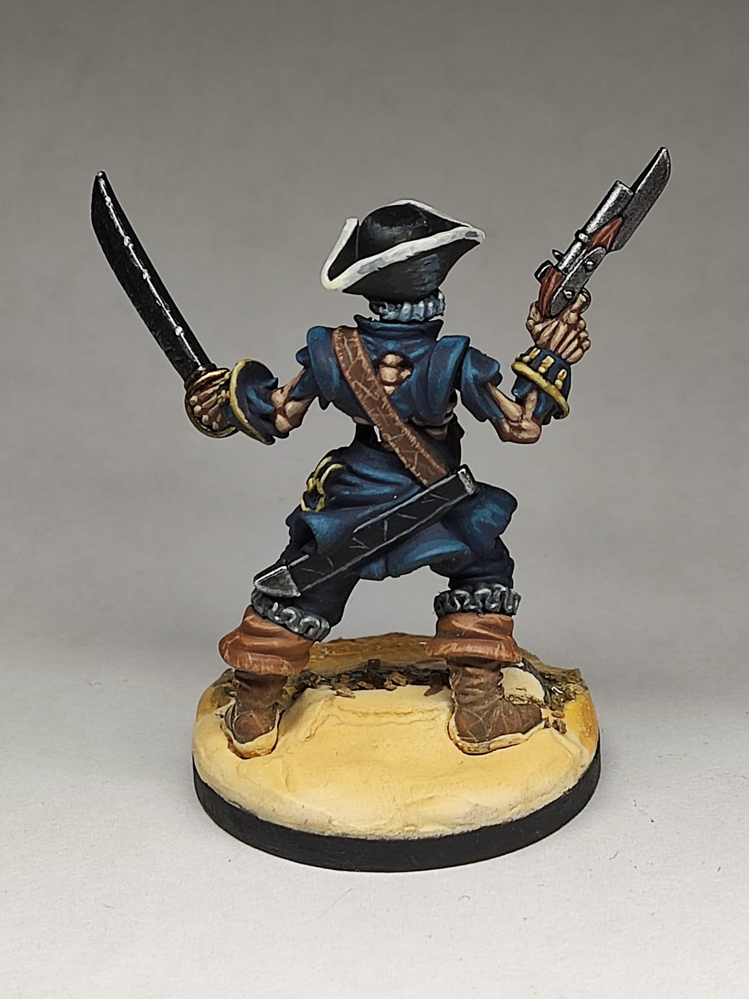 3D Printable Billy the Bone- Pirate Skeleton - 32mm - DnD by RN Estudio