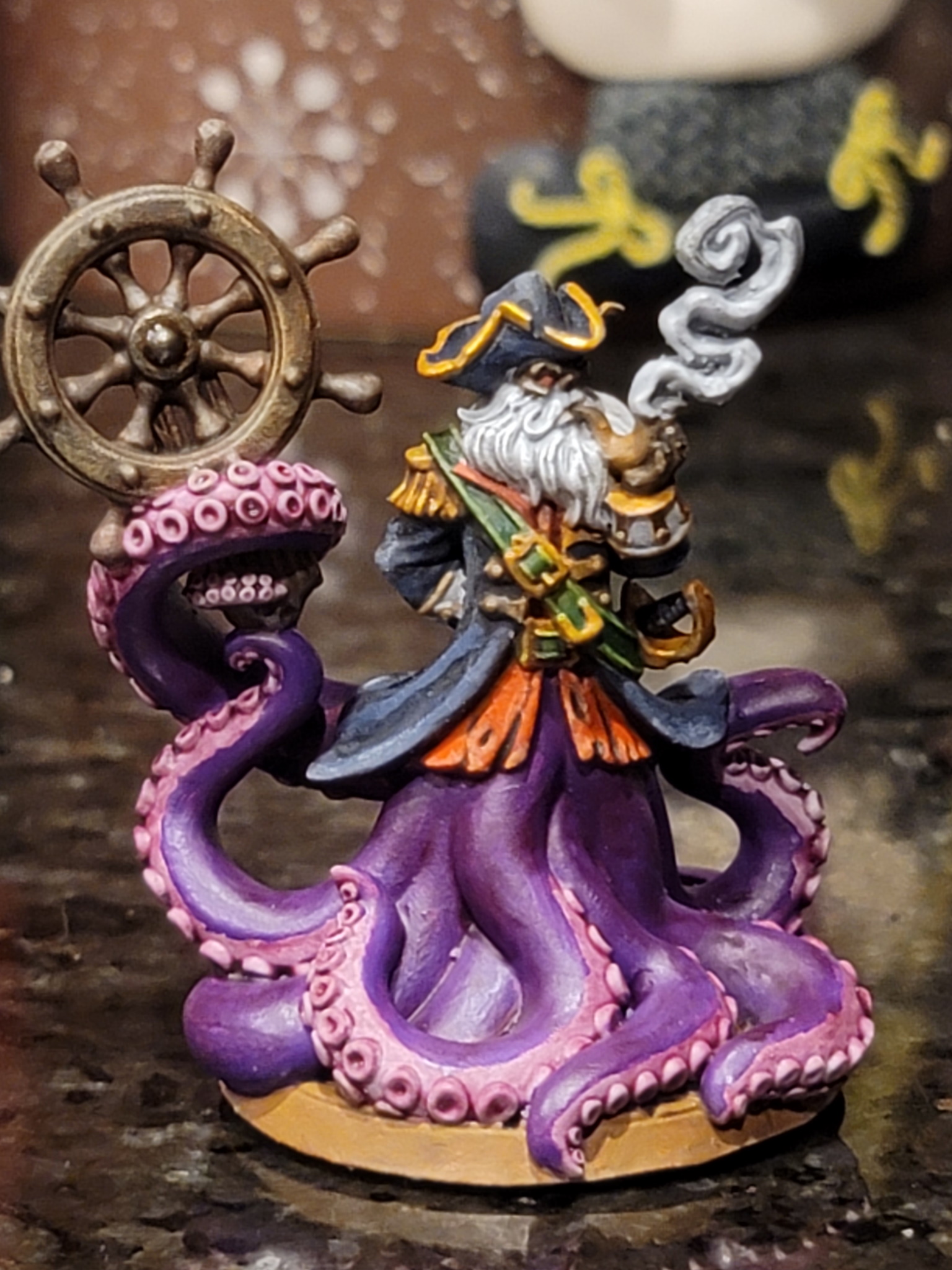 3D Printable Captain Quidd - Pirate Octopus Captain - 32mm - DnD - by ...