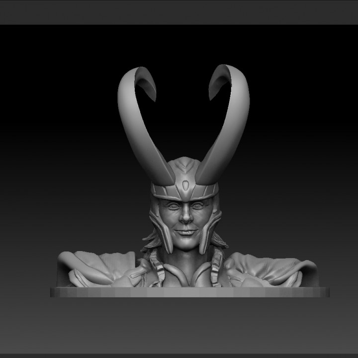 3D Printable LOKI BUST FROM AVENGERS by FIGURE MASTER ACADEMY