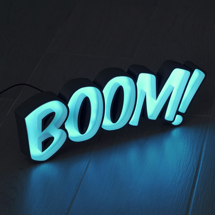 3D Printable LED Marquee Boom by Duke Doks