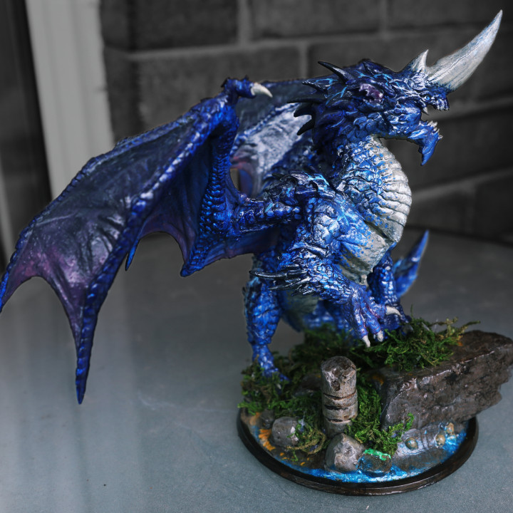 3D Print of Blue Dragon by shortj31