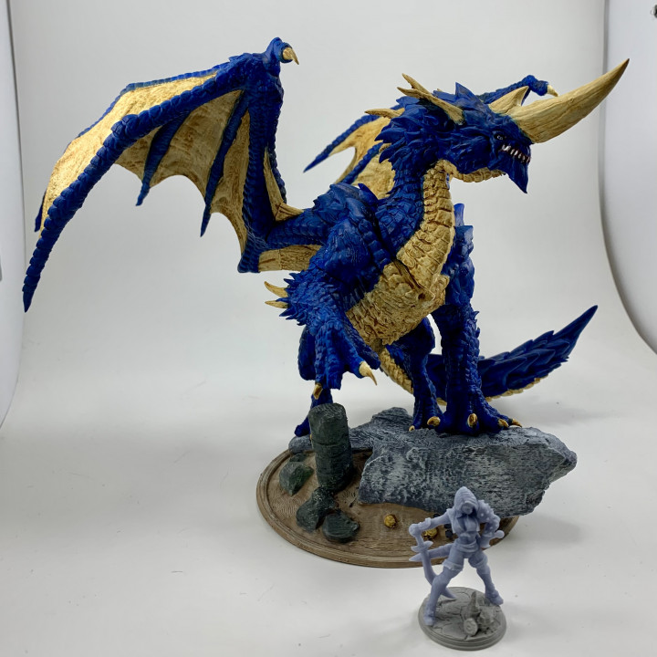 3D Print of Blue Dragon by johnboehm