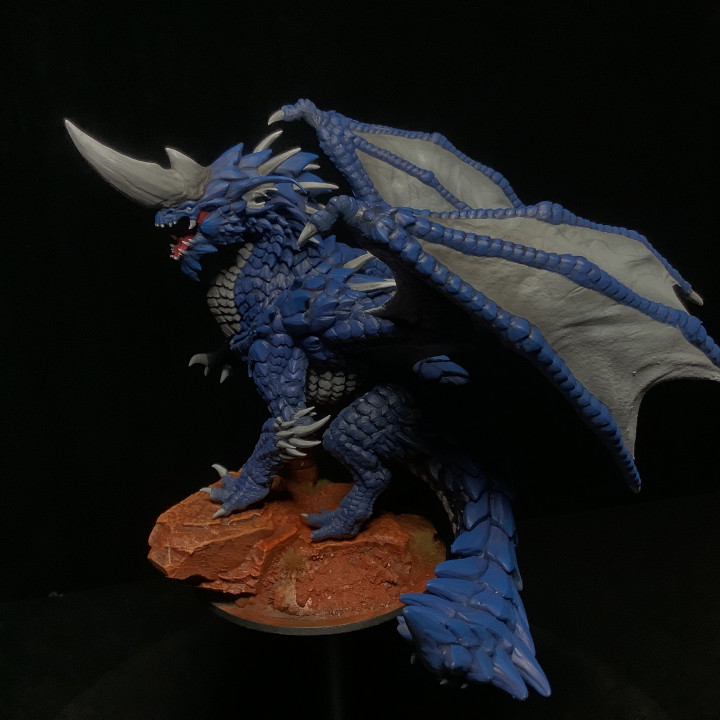 3D Print of Blue Dragon by beelzebot