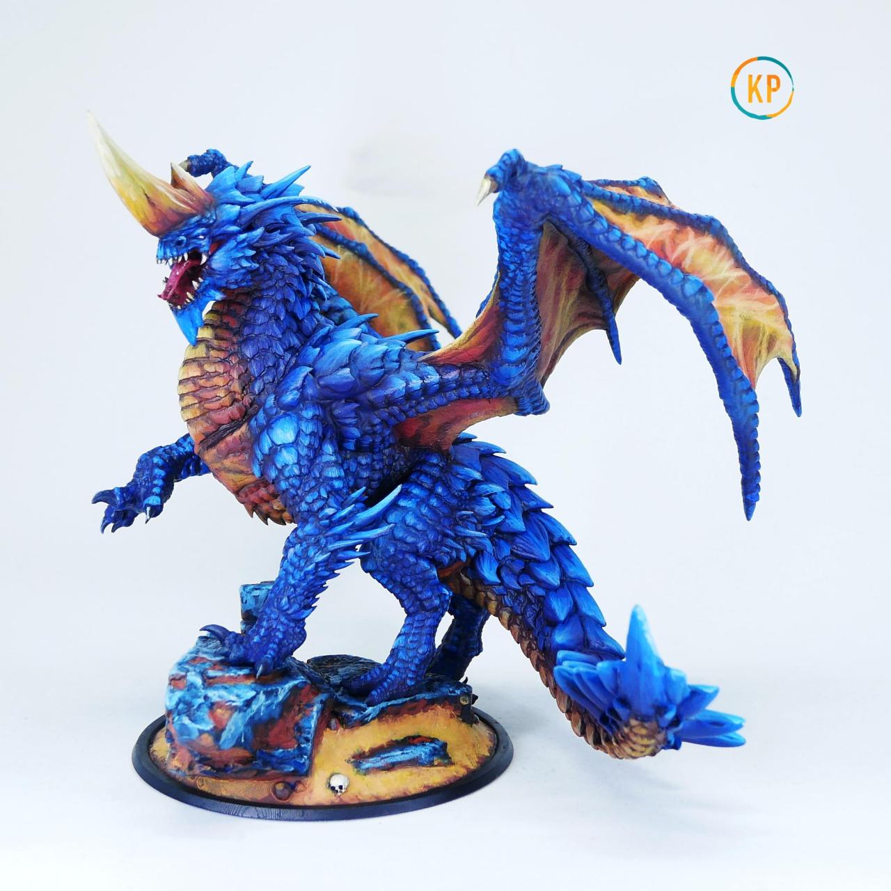 3D Print of Blue Dragon by kouratdrhuii