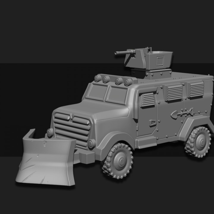 3D Printable MRAP by Sarks Foundry