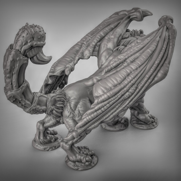 3D Printable Manticore by Duncan Shadow