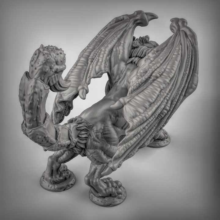 3D Printable Manticore by Duncan Shadow