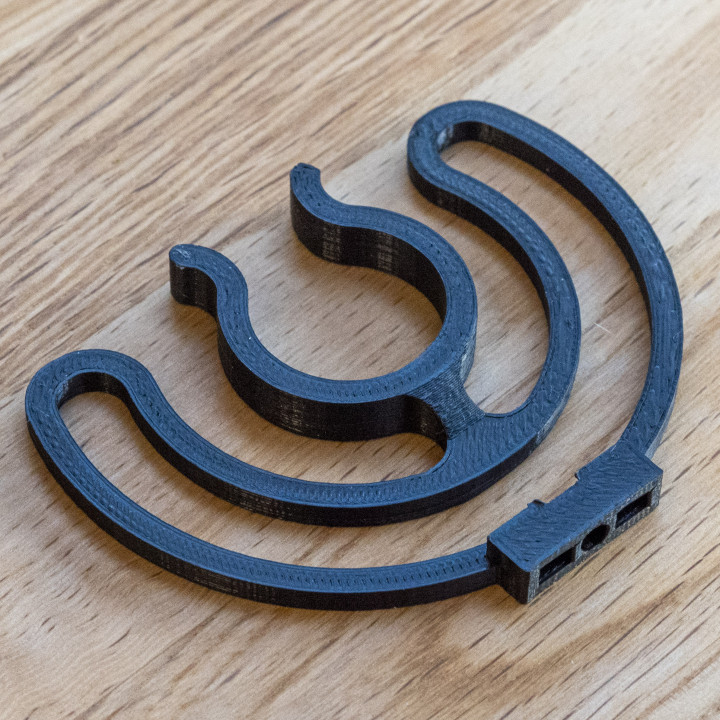 3D Printable Røde VideoMicro Rycote Lyre replacement part by cathixx