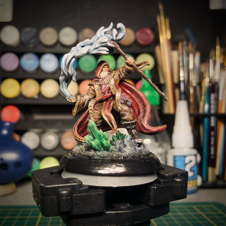 3D Print of AZURE WIZARD by hoet88