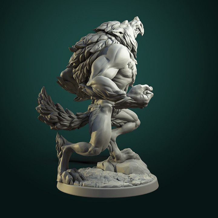 3D Printable 'Werewolves' September 2020 release 5 STL's miniatures pre ...