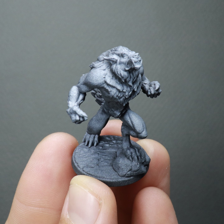 3D Printable 'Werewolves' September 2020 release 5 STL's miniatures pre ...