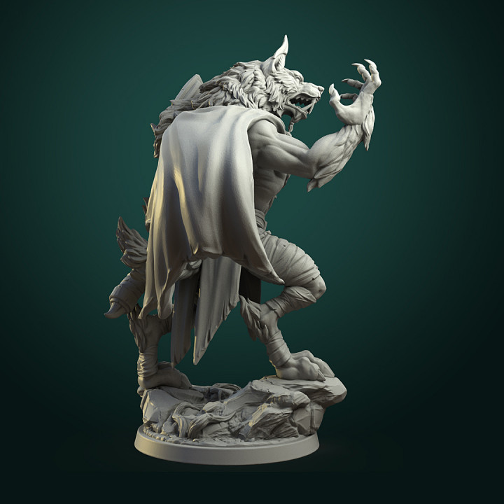 3D Printable 'Werewolves' September 2020 release 5 STL's miniatures pre ...