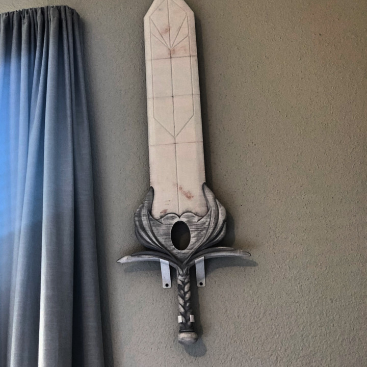 3D Printable She-Ra's Sword by Aguilar Workshop
