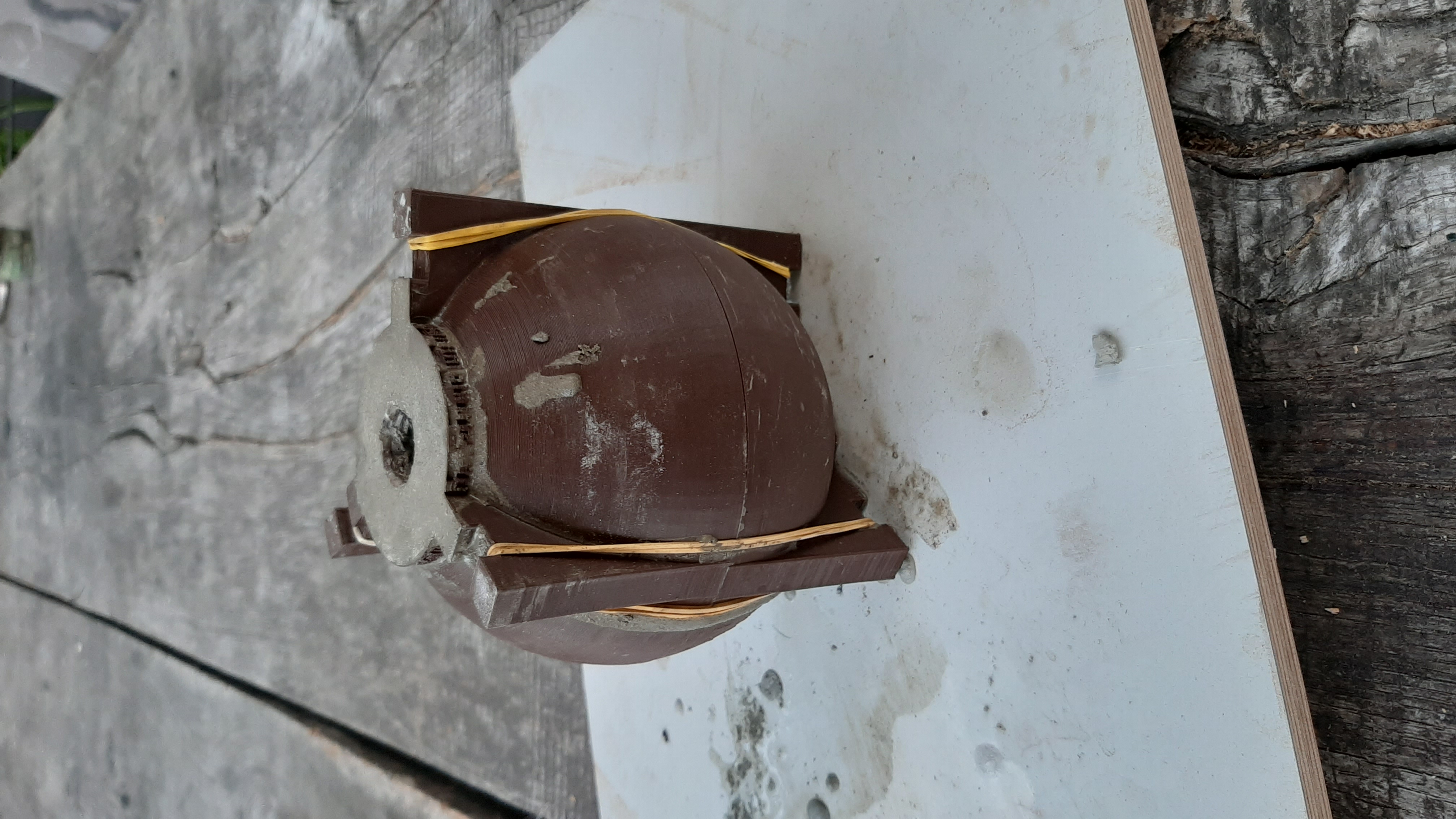 3D Printable Ball mold 100mm by Sapadapa