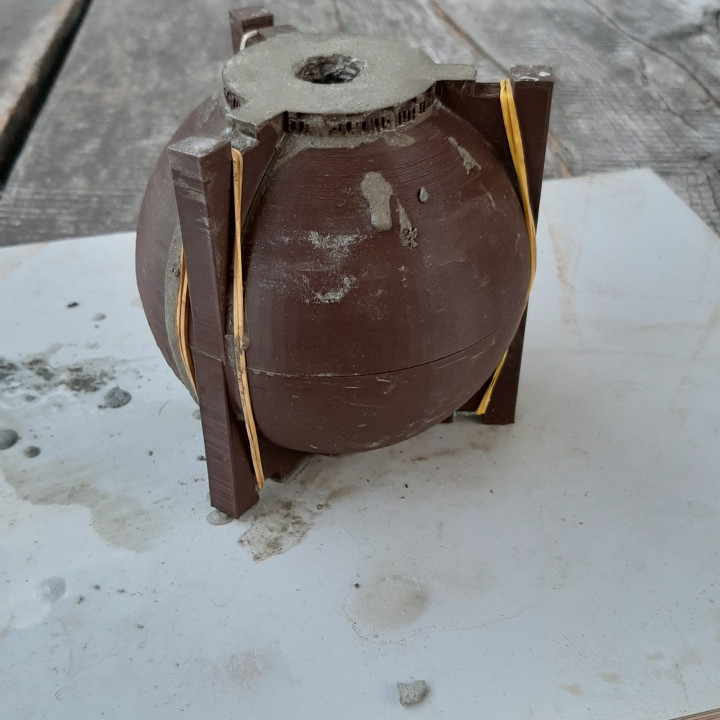 3D Print of Ball mold 100mm by Sapadapa