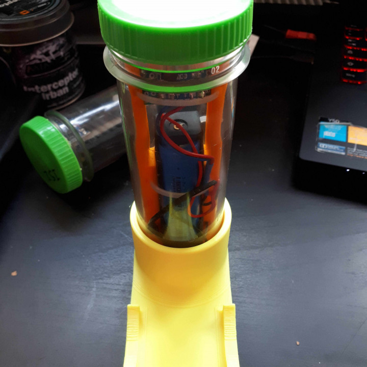 3D Printable iSpindel holder and calibration base by David Bulnes
