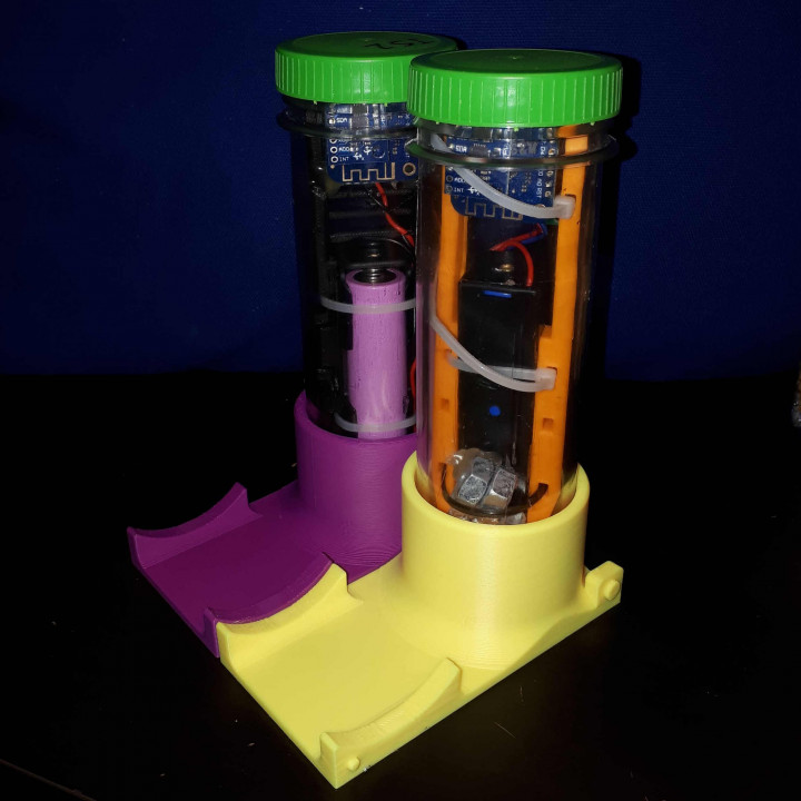 3D Printable iSpindel holder and calibration base by David Bulnes