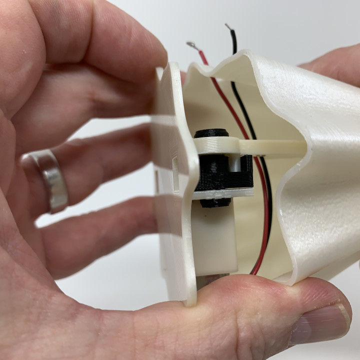 3D Printable A 3D Printed Animated Angel Christmas Tree Topper. by Greg ...