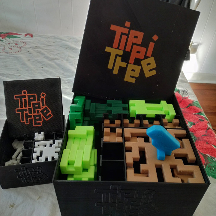 3D Print of Tippi Tree // Original Tabletop Stacking Game by Graidian