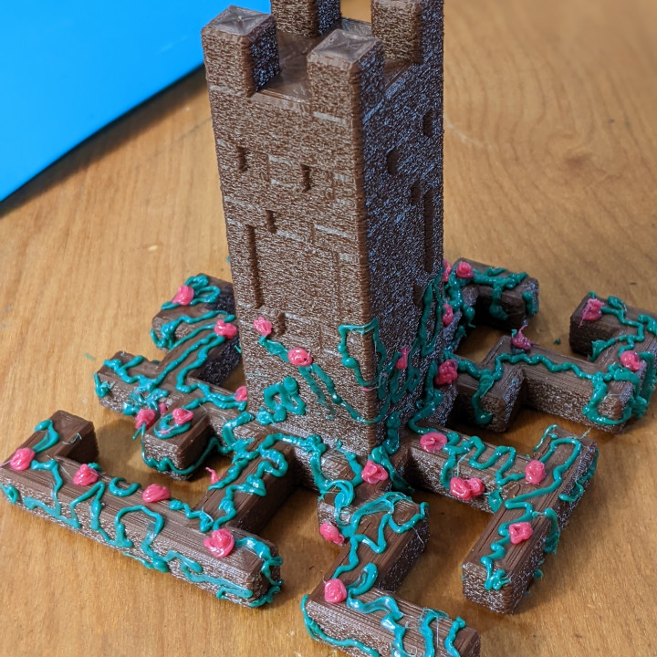 3D Print of Tippi Tree // Original Tabletop Stacking Game by roborobo