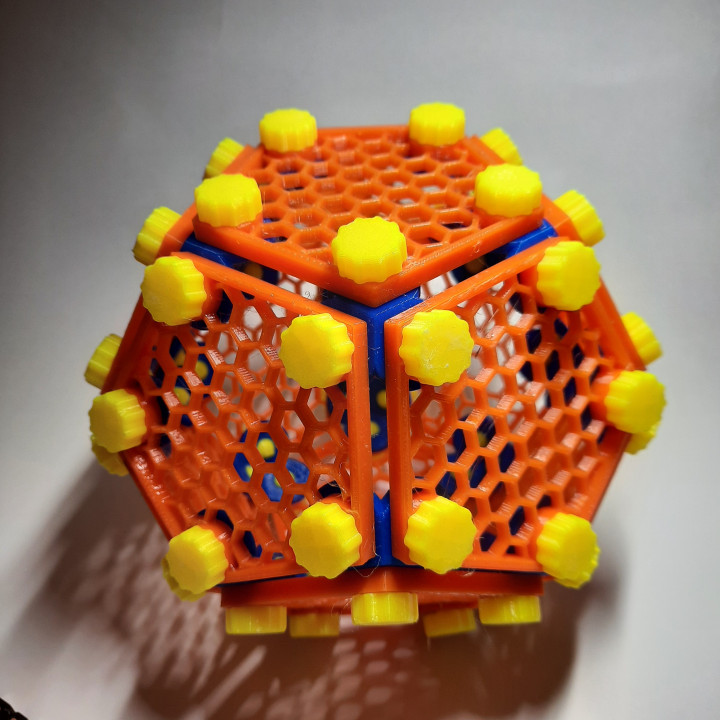3D Printable Dodecahedron puzzle by Il Caprone 3D