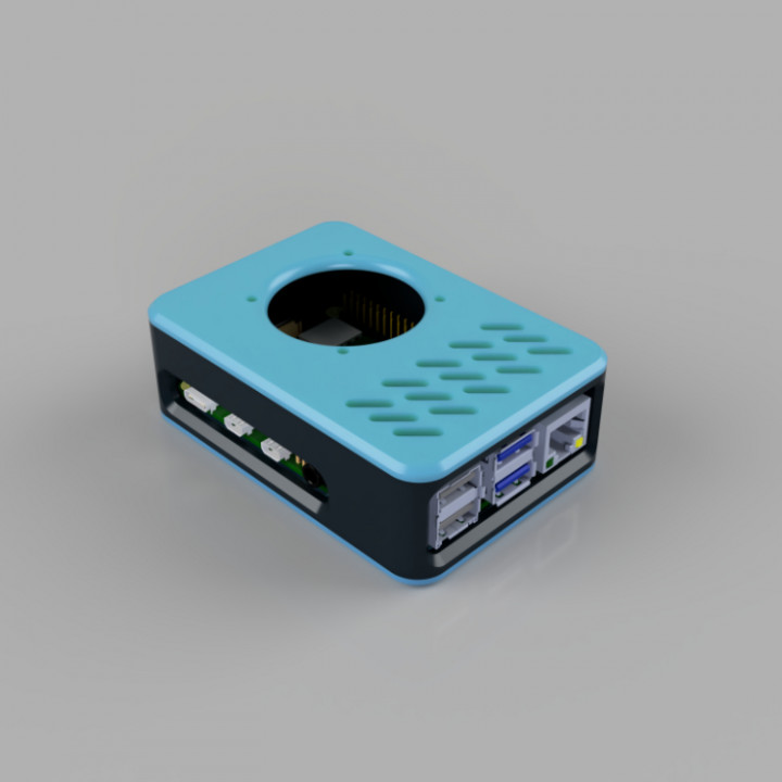 3D Printable RPI 4 Case by Alec