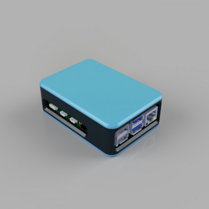 3D Printable RPI 4 Case by Alec