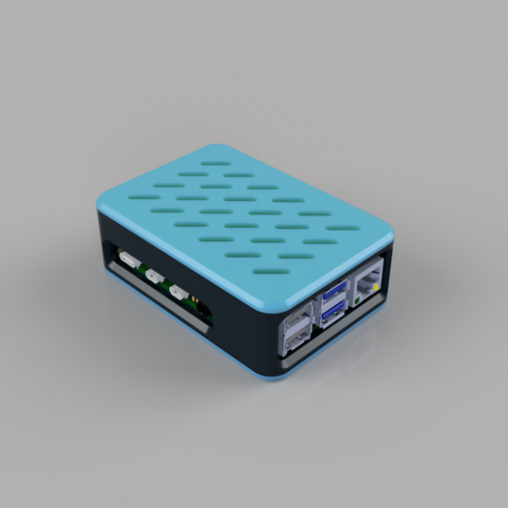 3D Printable RPI 4 Case by Alec