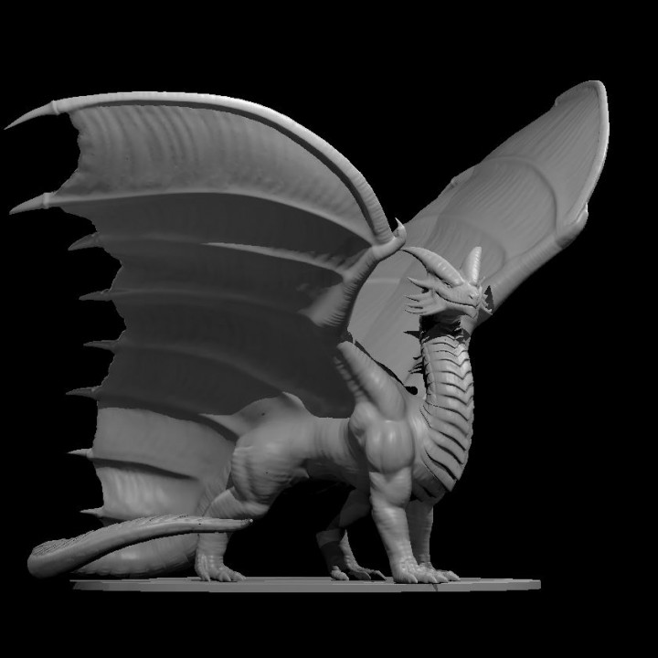 3D Printable Copper Dragon Updated by Miguel Zavala