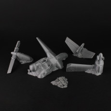 3D Printable Crashed Vertibird - Terrain Expansion - Fallout Wasteland ...