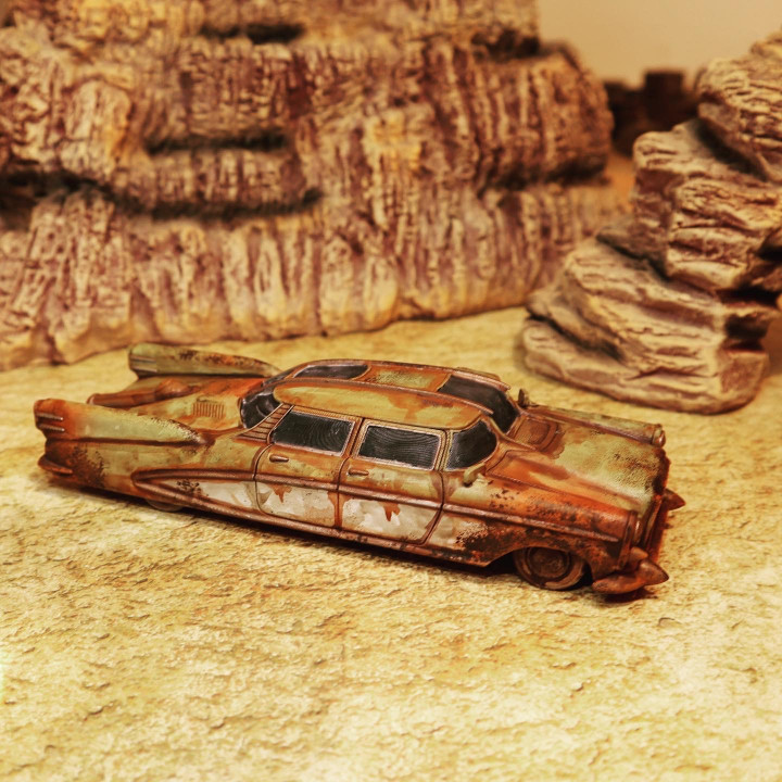 3D Print of Corvega Sedan - Terrain Expansion - Fallout Wasteland ...