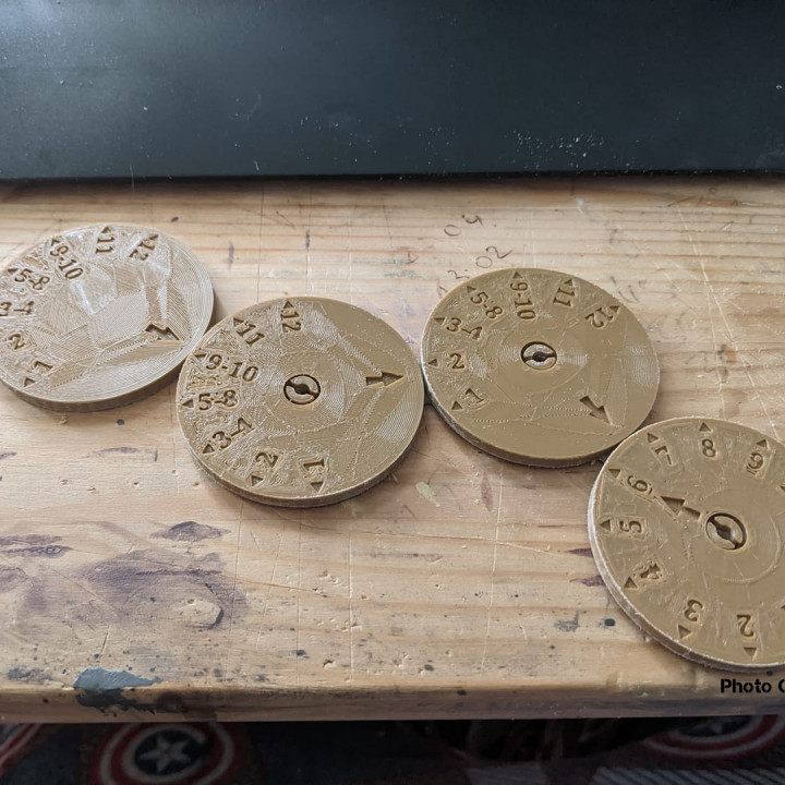 3D Printable Thudd Gun Template - 40k 2nd edition by brander roullett