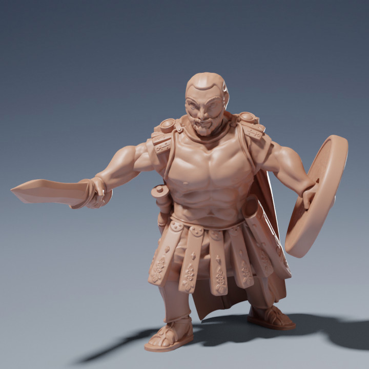 3D Printable Roman Generals & Senators by Productions Diratia