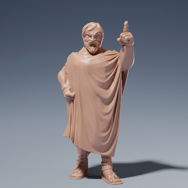 3D Printable Roman Generals & Senators by Productions Diratia