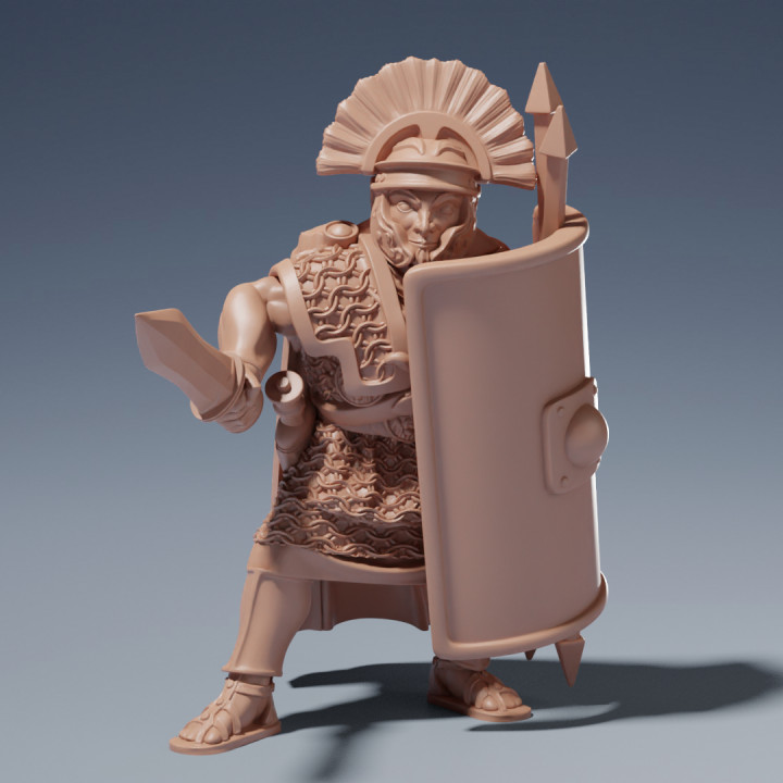 3D Printable Roman Centurion by Productions Diratia