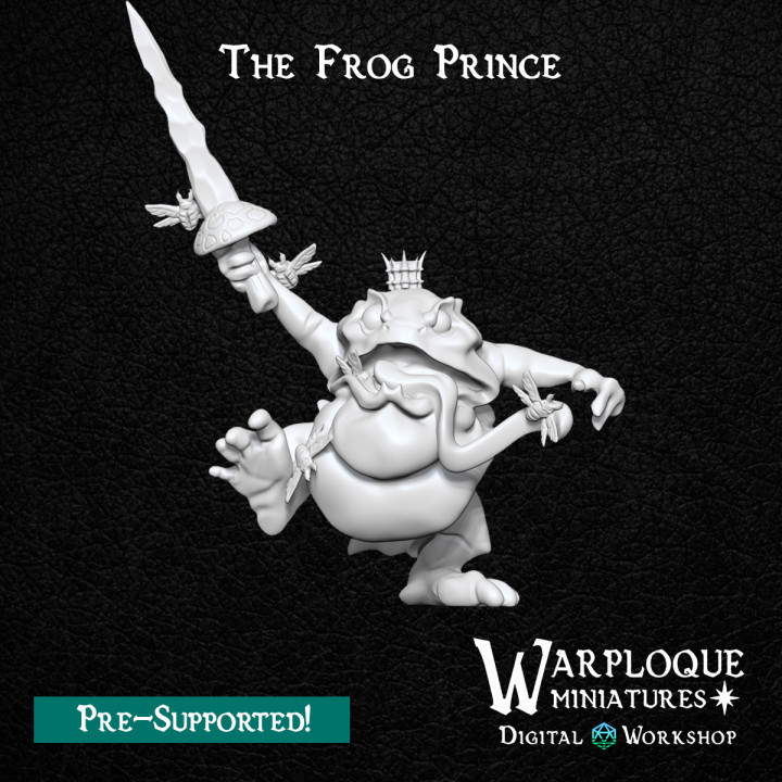 3D Printable Bullywug Brigade Bundle by Warp Miniatures