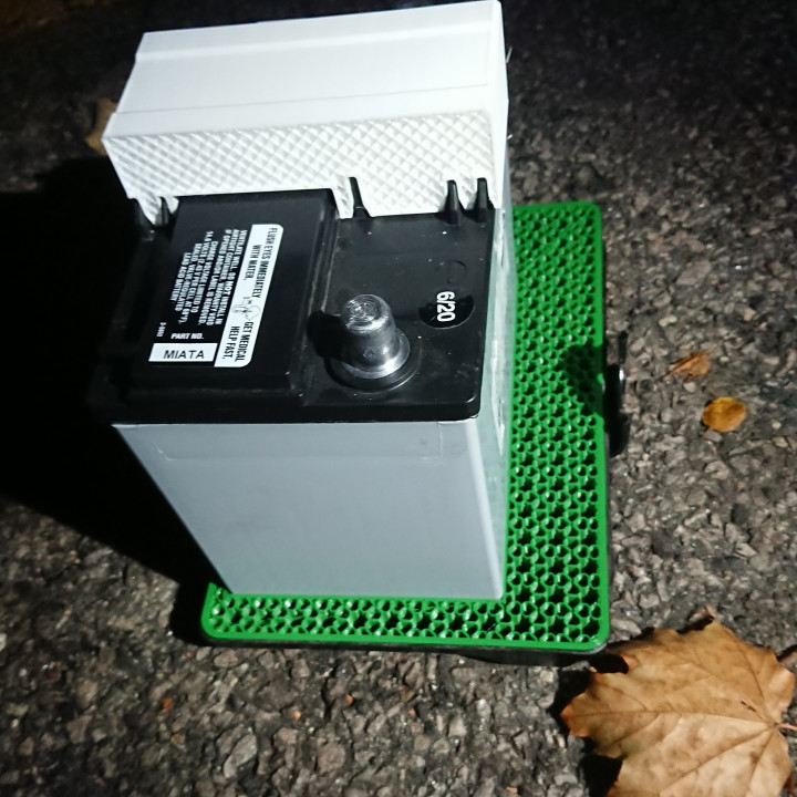 3D Printable Battery shims for Miata battery in Nissan 370z by Andrey ...