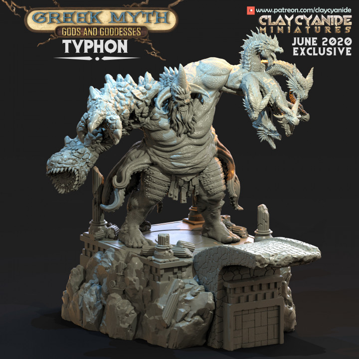 3D Printable Greek Mythology Part 1 by Clay Cyanide Miniatures